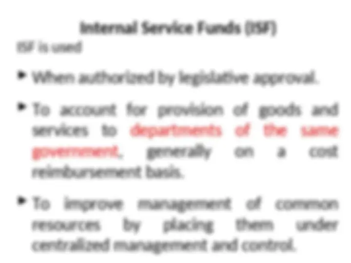 Accounting for Proprietary Funds: Internal Service Funds and Enterprise ...