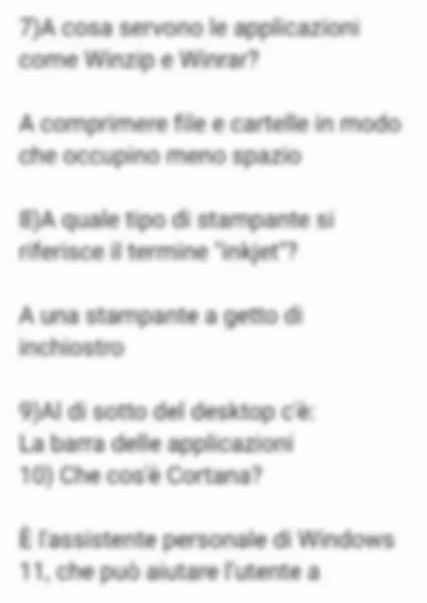 Risposte esatte Modulo 1 di eipass 7 moduli user alfabetizzazione digitale aggiornato 2024 ...