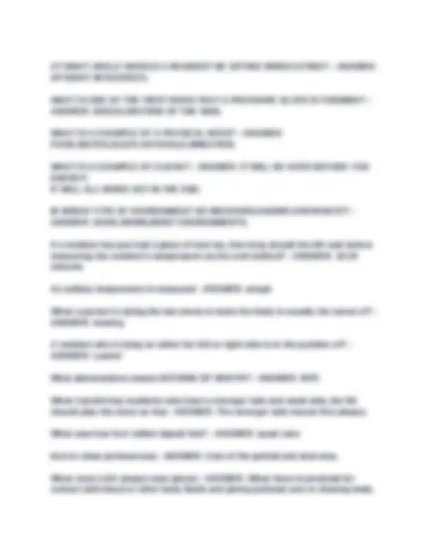 HARTMAN'S (C.N.A) FINAL EXAM WITH COMPLETE SOLUTIONS.docx | Exams ...