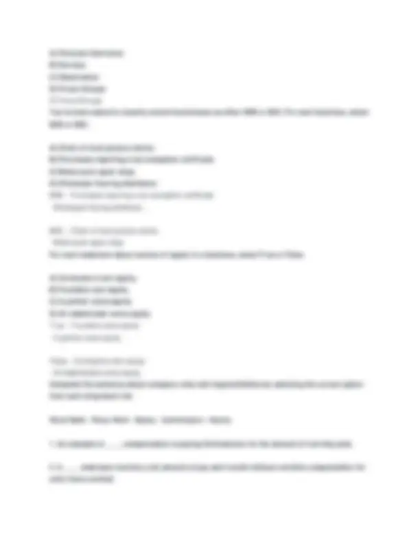 ESB Exam One (GMETRIX) ( Entrepreneurship and Small Business Study Set ...