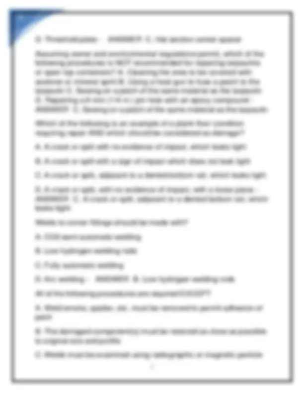 IICL Container Inspector's Exam Questions and Answers 2025. | Exams ...
