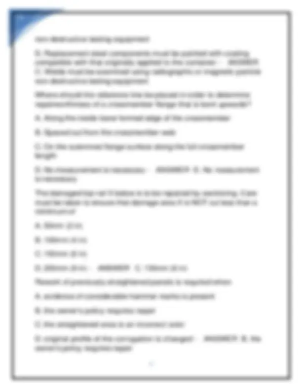 IICL Container Inspector's Exam Questions and Answers 2025. | Exams ...
