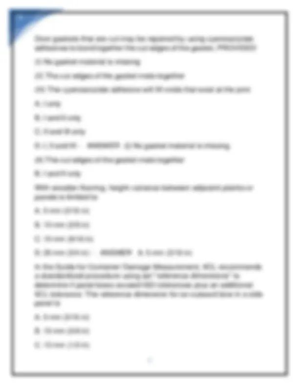 IICL Container Inspector's Exam Questions and Answers 2025. | Exams ...