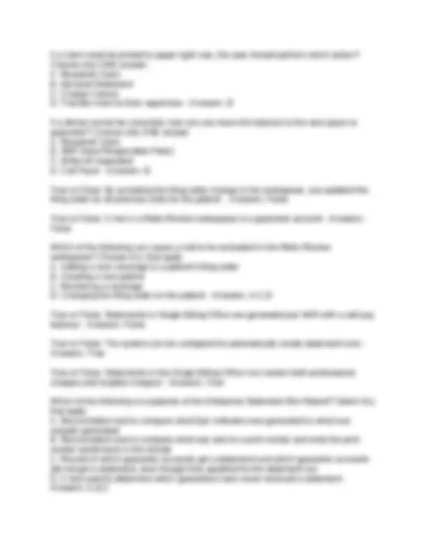 RPB102: EPIC RESOLUTE PROFESSIONAL BILLING FUNDAMENTALS | Exams Nursing ...