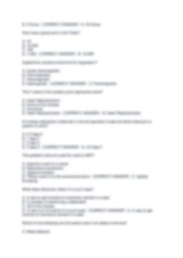 MRSO EXAM 1, 2, 3 & 4 2024 WITH VERSION (A, B, &C) WITH ACTUAL CORRECT ...