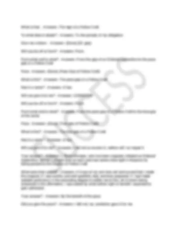 Masonic Ritual: Fellow Craft Degree | Exams Social Sciences | Docsity