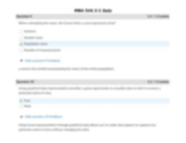 MBA 540 2-1 Quiz | Exams Marketing Business-to-business (B2B) | Docsity