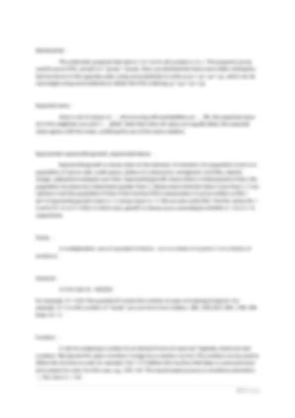 Quantitative Reasoning Key Terms | Exams Mathematics | Docsity