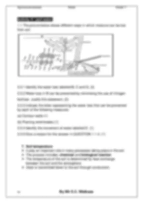 Grade 11 Agricultural sciences | Study notes Earth science | Docsity