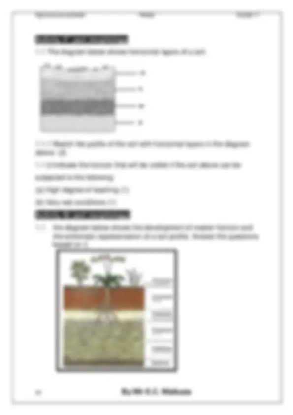 Grade 11 Agricultural sciences | Study notes Earth science | Docsity