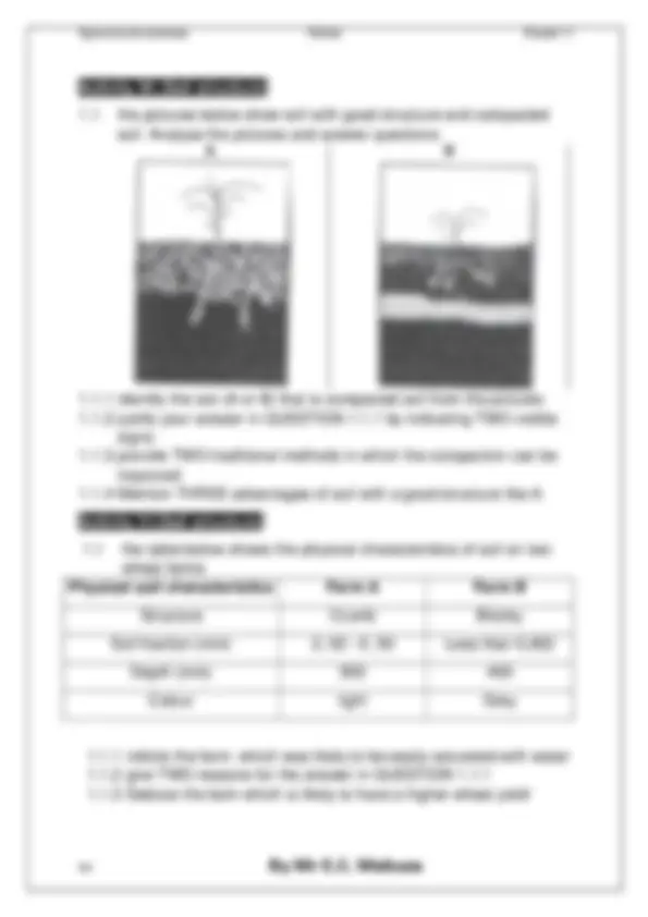 Grade 11 Agricultural sciences | Study notes Earth science | Docsity