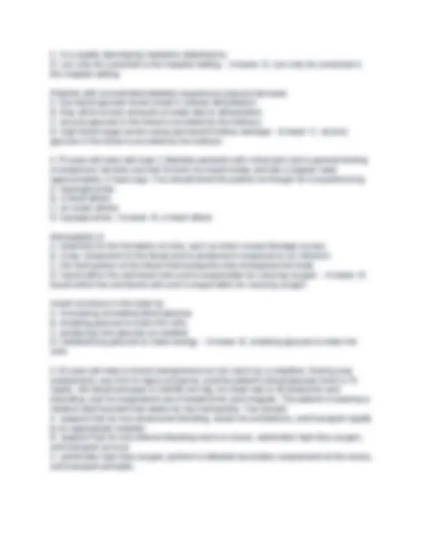 EMT Chapter 20 Endocrine and Hematologic Emergencies Exam | Exams ...