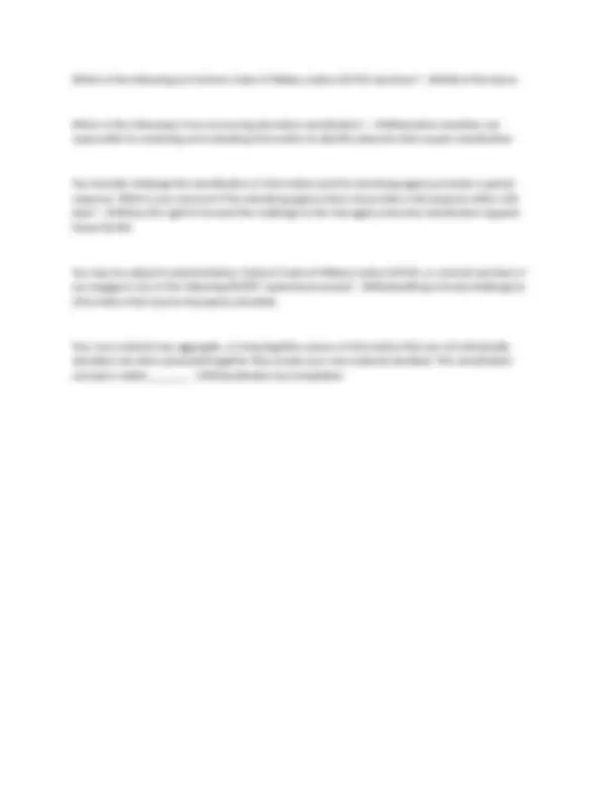 Derivative Classification Training Exam - 2024 | Exams Labour Law | Docsity