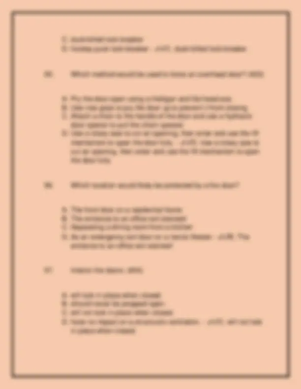 Forcible Entry Techniques for Firefighters | Exams Safety and Fire ...