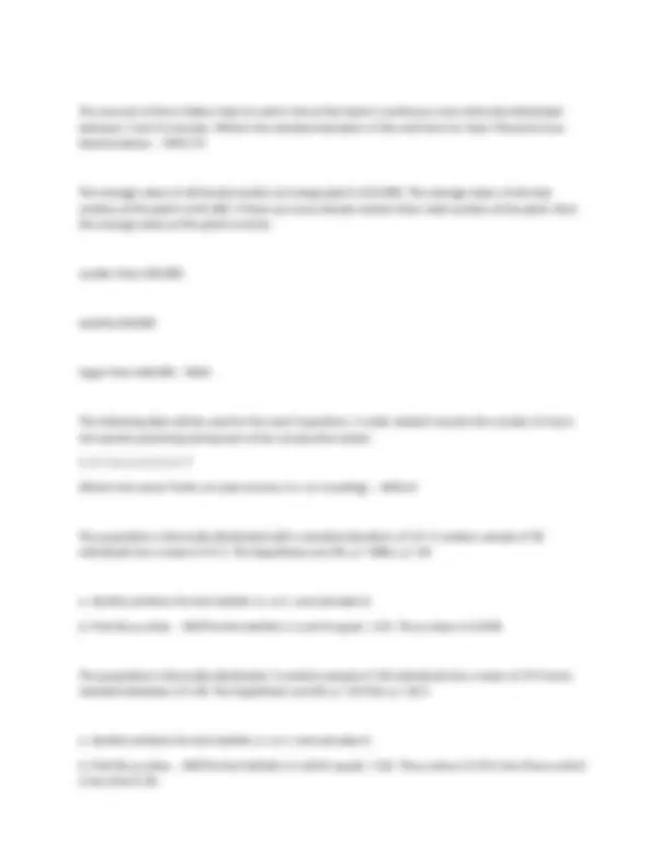 Statistics Final Exam 2024-2025. Questions and Correct, Verified Answers. Graded A+ | Exams ...