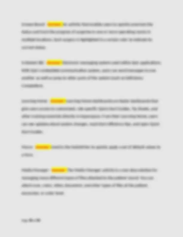 Epic's Healthcare Applications and Terminology | Exams Nursing | Docsity