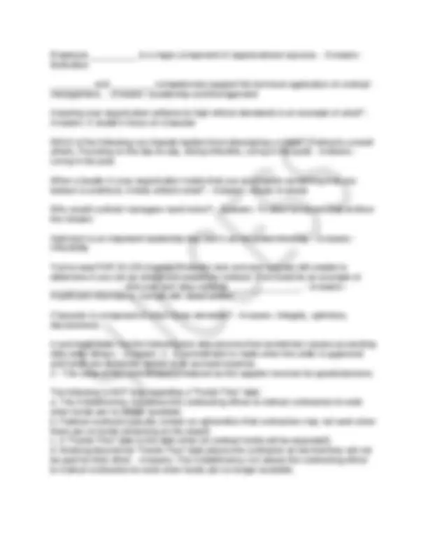 Contract Management Fundamentals | Exams Nursing | Docsity