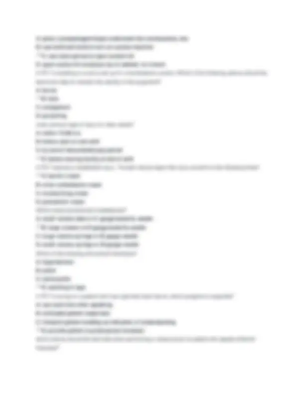 PCT Practice TEST #1 Questions and Answers 2024/2025 | Exams Nursing ...