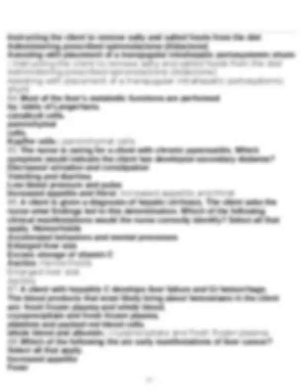 Nursing Assessment and Management of Patients with Hepatic Disorders ...