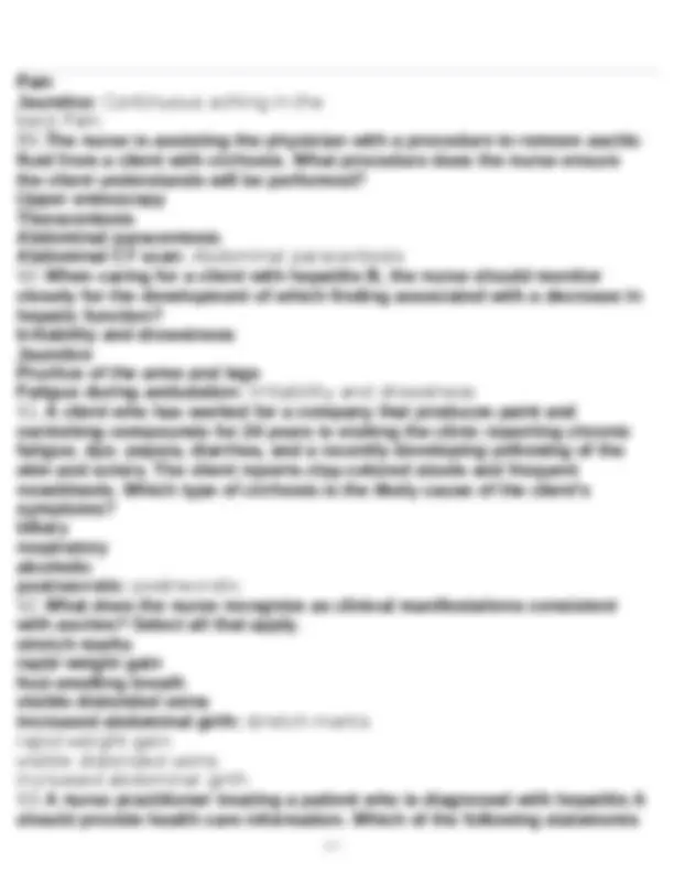 Nursing Assessment and Management of Patients with Hepatic Disorders ...