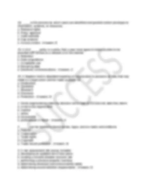 CERTIFIED RECORDS MANAGER PART II: TEST QUESTIONS | Exams Sociology ...