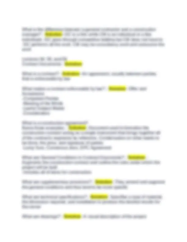 Construction Project Management: Roles, Contracts, and Scheduling | Exams Operational Research ...