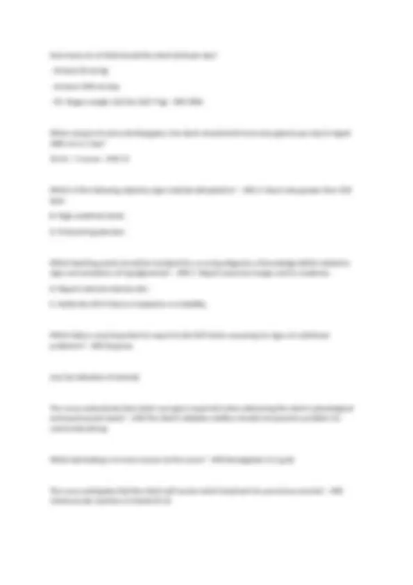 HESI Case Study: Age-Related Risks | Exams Nursing | Docsity