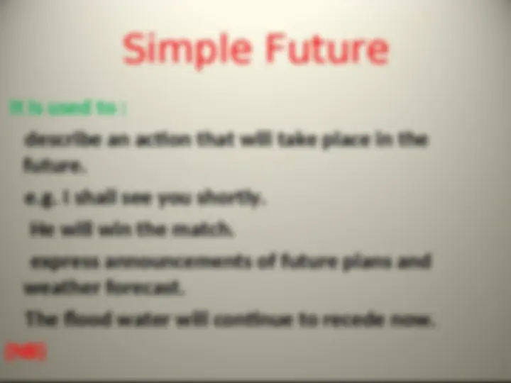 Tenses – PPT – Explanation by 44 Colourful Slides | Slides English ...