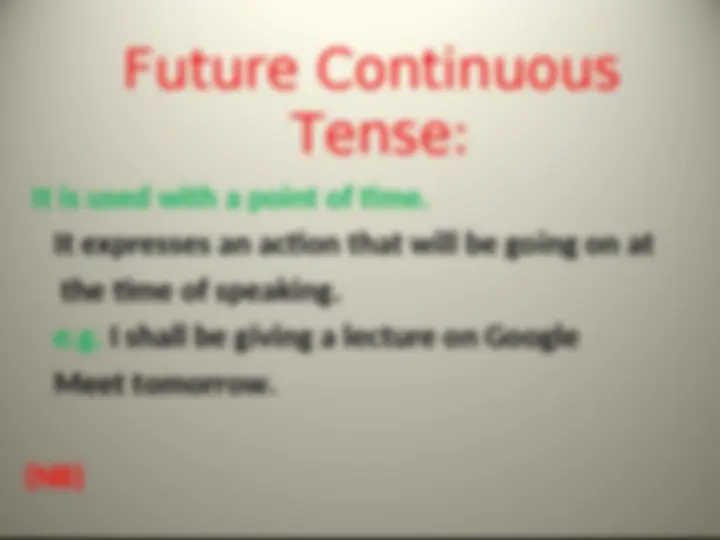 Tenses – PPT – Explanation by 44 Colourful Slides | Slides English ...