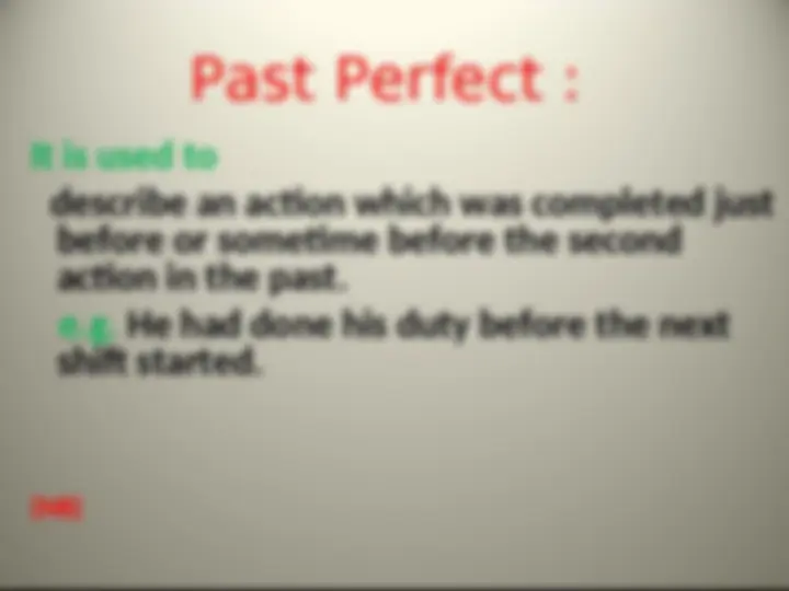 Tenses – PPT – Explanation by 44 Colourful Slides | Slides English ...