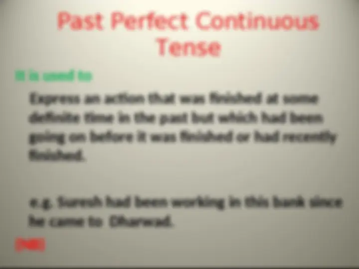 Tenses – PPT – Explanation by 44 Colourful Slides | Slides English ...