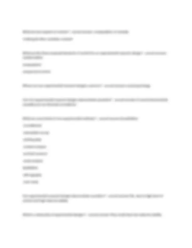 Research Methods Exam | Exams Research Methodology | Docsity