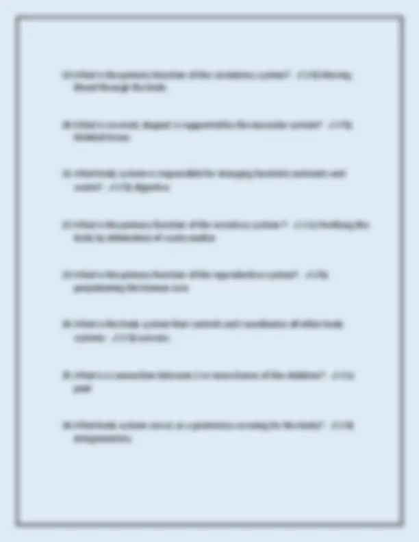 Milady Anatomy and Physiology Chapter 2 | Exams Nursing | Docsity