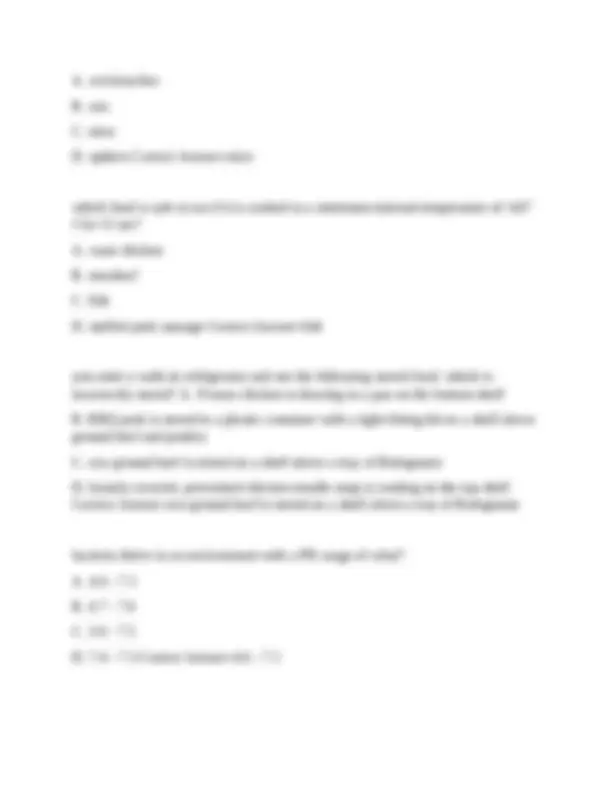 Premier Food Safety Sample Test 1 Questions and Answers | Exams Food ...