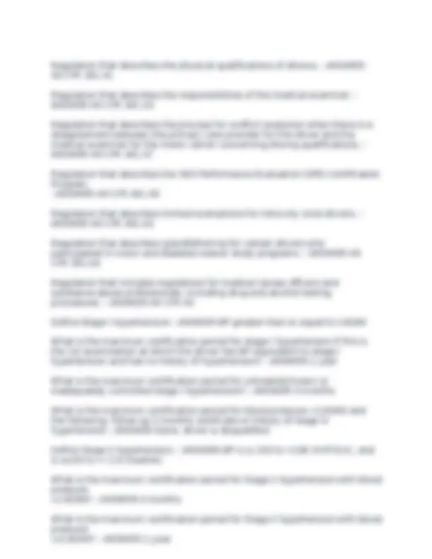 NRCME Study Sheet Questions and Answers 2024-25 | Exams Nursing | Docsity