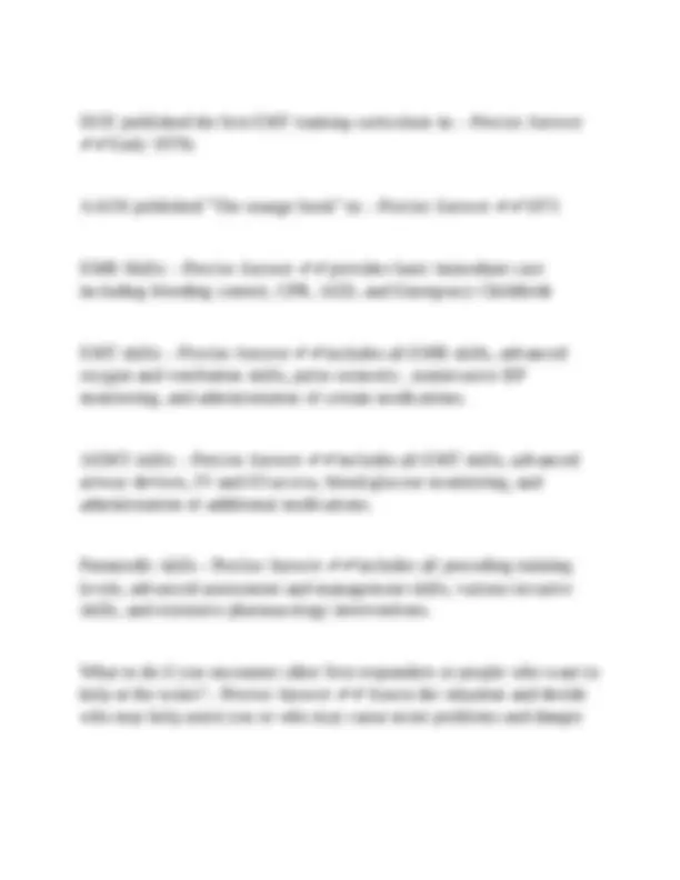 AAOS EMT BASIC (12TH EDITION) CHAPTER 1 2024/2025 WITH 100% ACCURATE ...