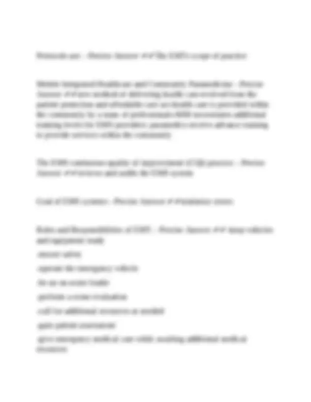 AAOS EMT BASIC (12TH EDITION) CHAPTER 1 2024/2025 WITH 100% ACCURATE ...