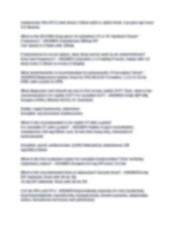 AHA ACLS Review Questions and Answers | Exams Nursing | Docsity