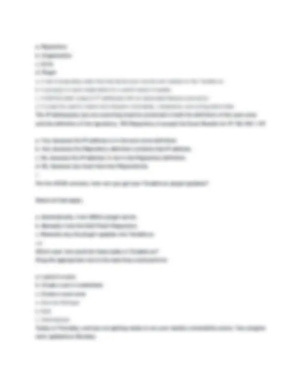 ACAS Best Practice Knowledge Exam 1,2,3,4,5 and 6 Questions and Answers ...