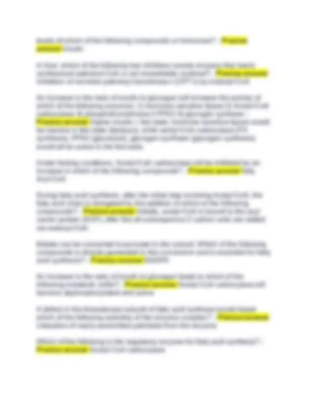 CHEM 1005 FINAL EXAM REVIEW QUESTIONS WITH PRECISE ANSWERS 2024 UPDATED ...