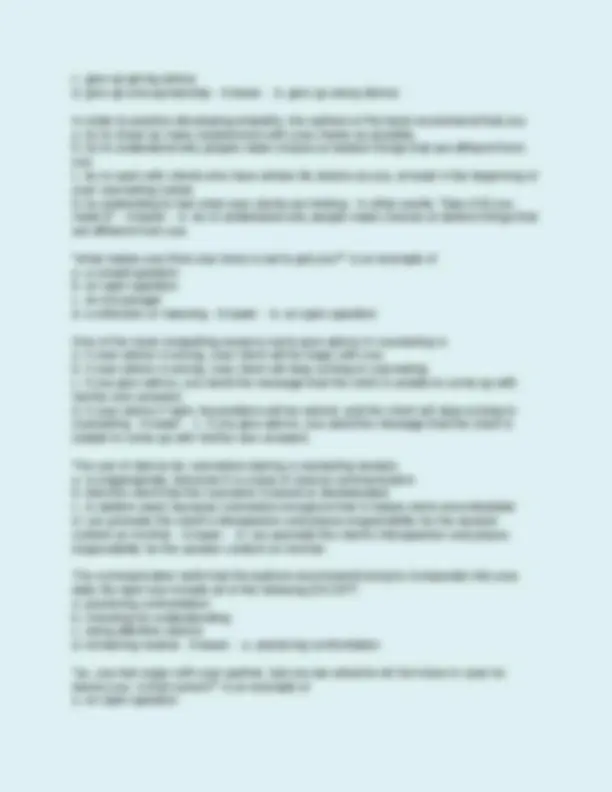 CPCE EXAM QUESTIONS AND ANSWERS | Exams Social Sciences | Docsity
