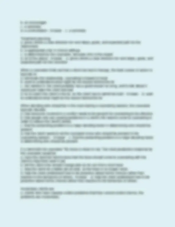 CPCE EXAM QUESTIONS AND ANSWERS | Exams Social Sciences | Docsity