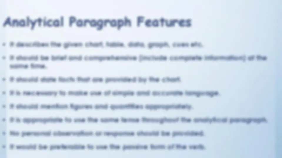 Writing Analytical Paragraph – PPT – Power Point Presentation | Slides ...