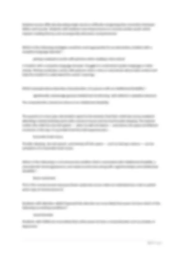 Strategies for Supporting Students with Diverse Learning Needs | Exams Nursing | Docsity