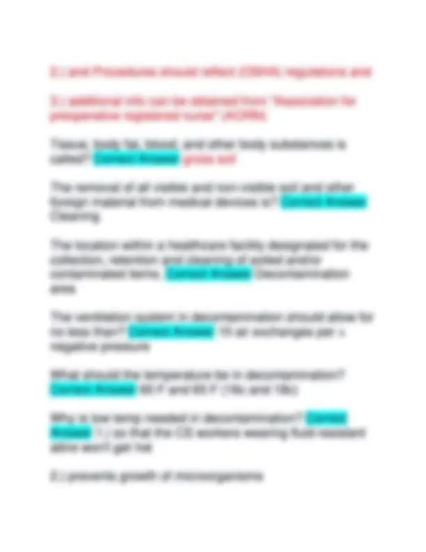 HSPA CRCST EXAM NEWEST ACTUAL TEST 2025 QUESTIONS AND DETAILED CORRECT ...