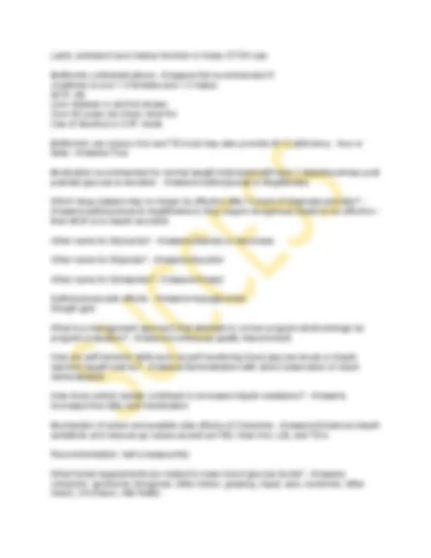 Comprehensive Diabetes Education (CDE) Exam Questions and Answers ...