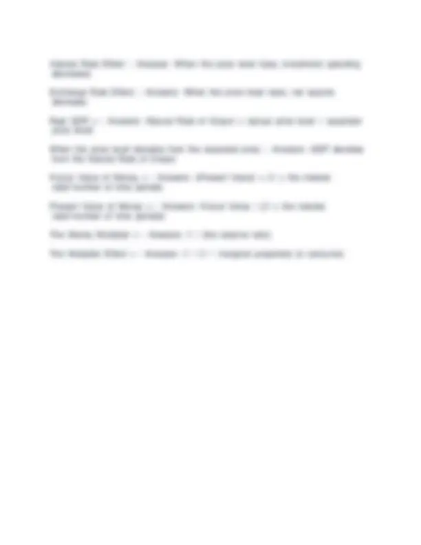 AP Macroeconomics Formulas and Equations | Exams Nursing | Docsity