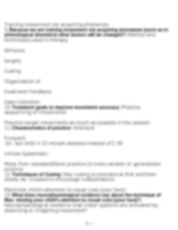 Integral Stimulation Approach for Motor Speech Disorders | Exams ...