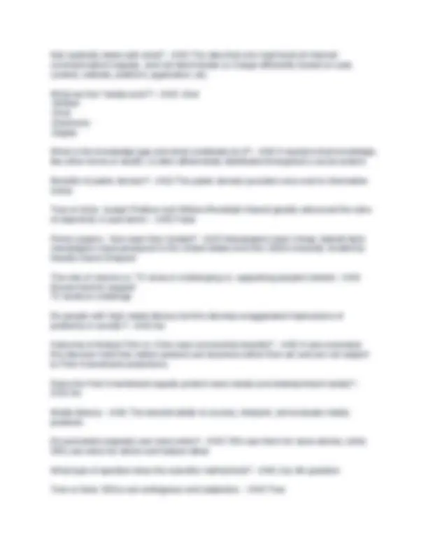 COM 101 Final Exam: Media Literacy and Communication Theories | Exams Data Communication Systems ...