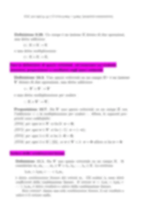 Paniere Prof. Amendola Domande Aperte + Fuori Paniere Complementi Matematica eCampus | Panieri ...